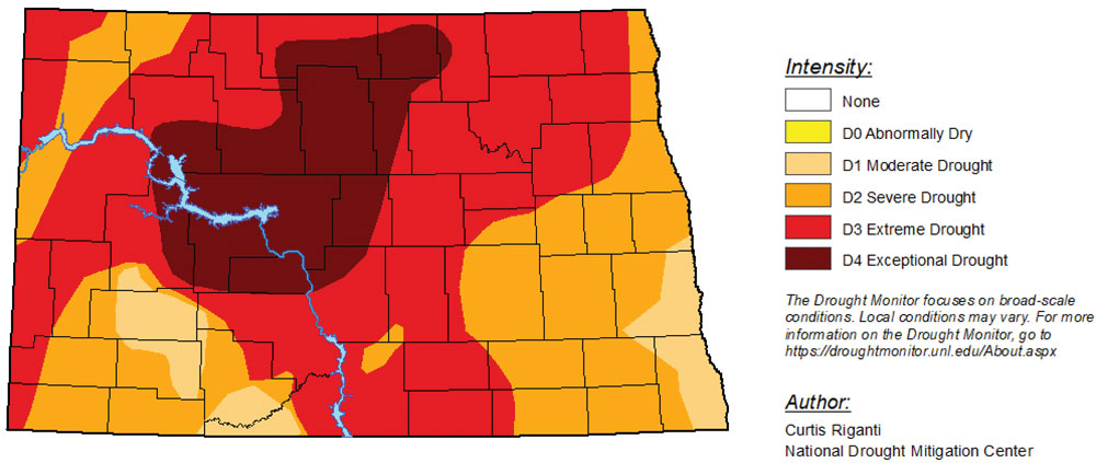 Drought unchanged in region | News, Sports, Jobs - Minot Daily News